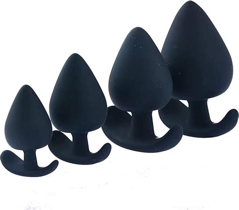 Anal Sex Trainer Sets 4pcs Silicone Butt Plug Expanding Anal Plug Training Kit