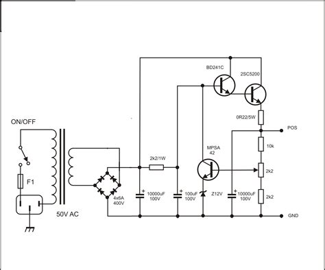 Simple Transistor Regulated Power Supply All About Circuits