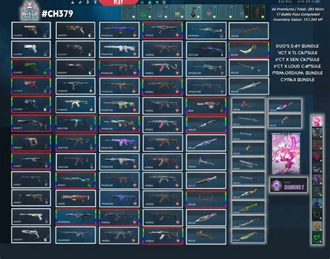 Wts Super Stacked 66 Premium Skins Valorant Account Duos Day Vct X