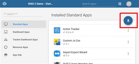 manually installing an app on a dhis2 instance building and publishing a dhis2 app using the