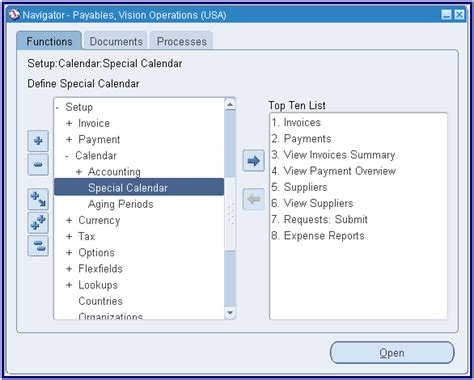 Oracle Applications Creating Oracle Payables Recurring Invoices