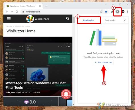 How To Enable And Use Chrome Reading List Winbuzzer