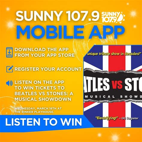 Sunny 1079 🎸 Catch The Ultimate Rock Battle At Beatles Facebook
