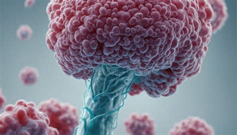 Close Up Of Intricate Cellular Structure Showcasing Vibrant Pink And
