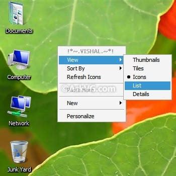 How To Enable View Option In Desktop Context Menu In Windows XP AskVG