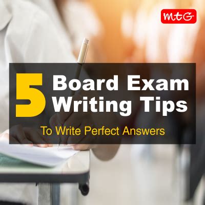 Board Exam Writing Skills 5 Tips To Write Perfect Answers