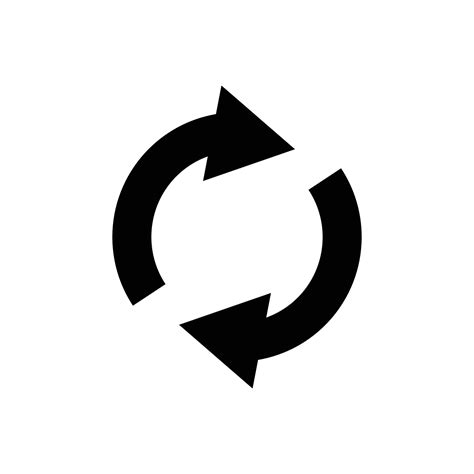 Circular Arrow Circle Arrow Icon Rotation Restart Design Template