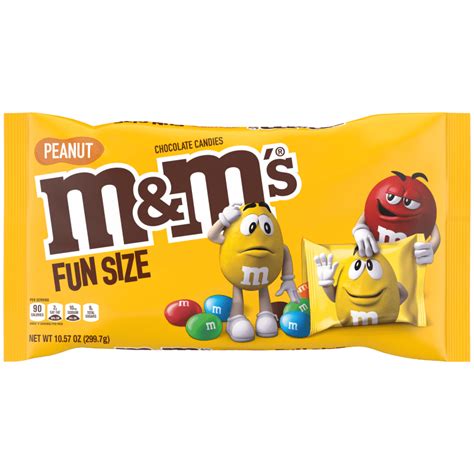 Mandms Fun Size Peanut Milk Chocolate Candy Halloween Marswrigley