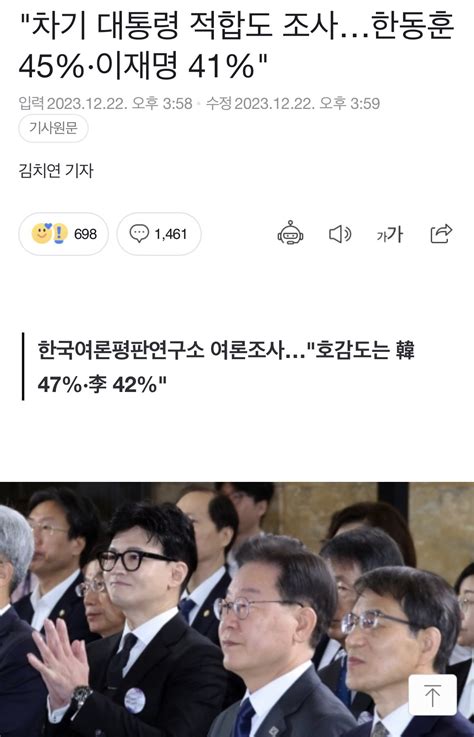 이재명 다음 대선 어렵네ㅋㅋ 정치 시사 에펨코리아