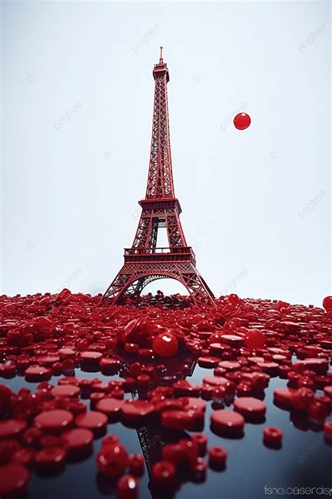 The Eiffel Tower With An Eiffel Tower Background Wallpaper Image For Free Download Pngtree