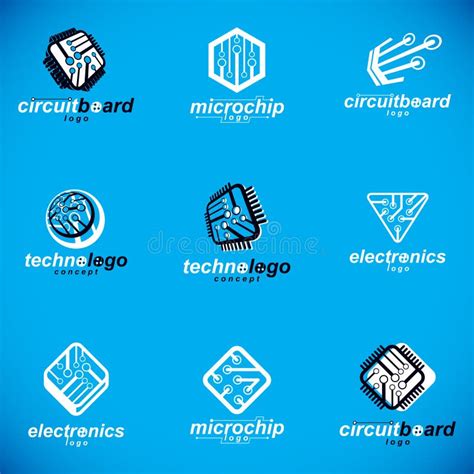 Microprocessor Logos Stock Illustrations 41 Microprocessor Logos