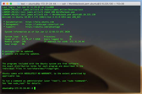 How To Ssh Onto An Aws Ec2 Instance James Miller