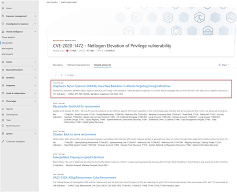 Tutorial Gathering Vulnerability Intelligence Using Microsoft Defender Threat Intelligence