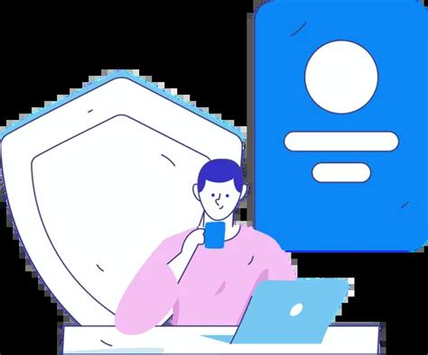 Freelancer Protects His System From Malware Illustration Free Download Crime And Security