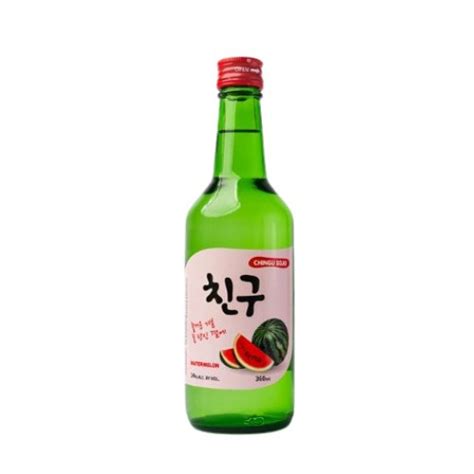 Chingu Soju Watermelon 360ml Happyhour Ph Refreshing Watermelon Flavored Korean Soju Happy Hour