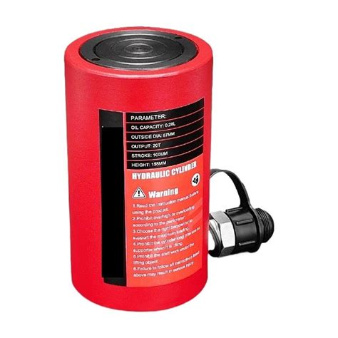 Hydraulic Cylinder Hydraulic Jack With Tonnage Of 20t Work Travel Of