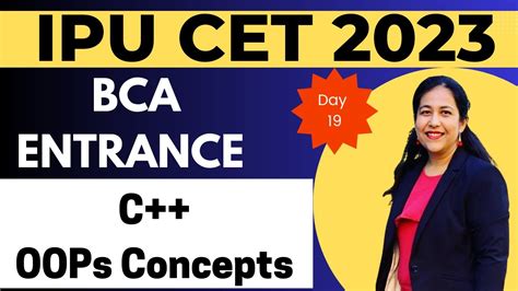 Bca Entrance Exam Preparation 2023 Object Oriented Programming