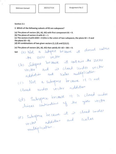 Mehreen Assignment No 2 Pdf