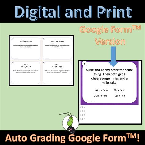 Writing Simplifying And Evaluating Expressions Re Made By Teachers