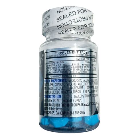 Stamina Rx Hi Tech Pharmaceuticals Sexual Stamina