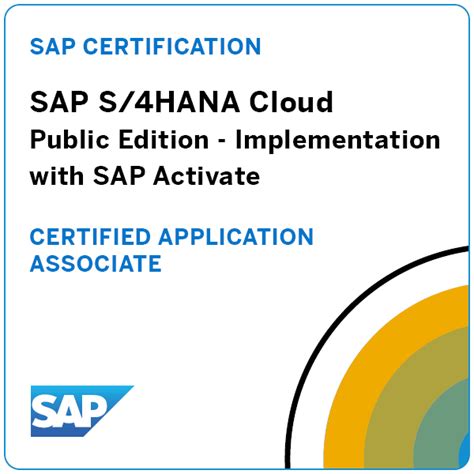 Sap Certified Application Associate Sap S 4hana Cloud Public