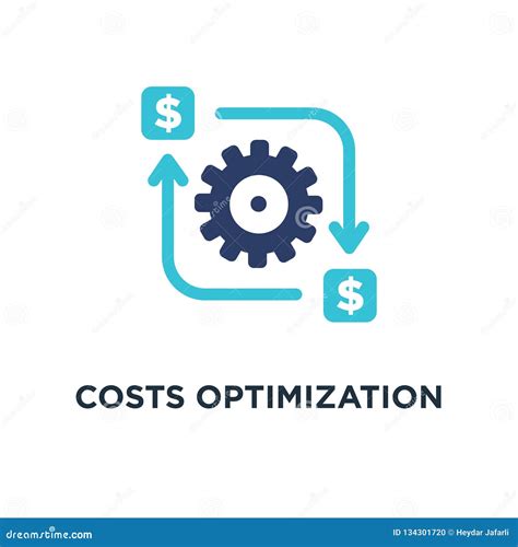 Costs Optimization And Production Efficiency Icon Costs Optimiz Stock