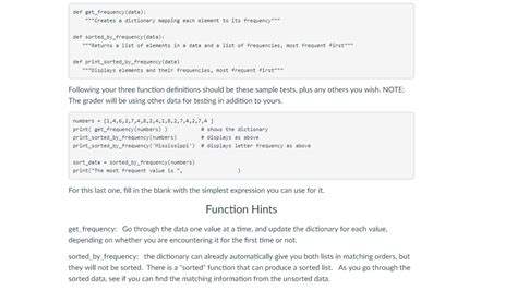 Solved This Is An Exercise In Implementing Functions To Chegg