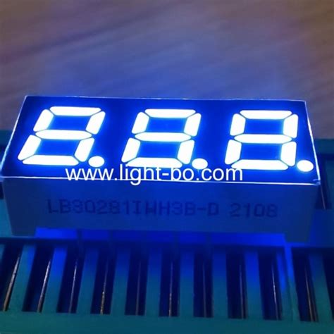 Ultra Bright White Digit Segment Led Display Common Anode For Instrument Panel
