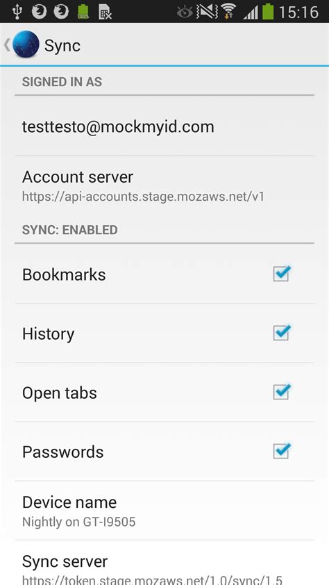 Deprecated How To Connect Firefox For Android To Self Hosted Firefox Account And Firefox Sync
