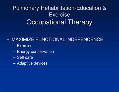 Ppt Pulmonary Rehabilitation Powerpoint Presentation Free Download Id312646