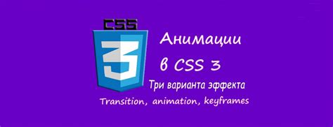 Варианты анимации для сайта на html css