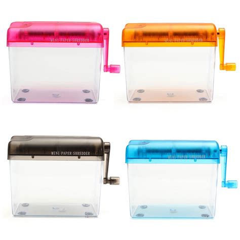 เครื่องทำลายกระดาษ ขนาดa6 เครื่องทำลายเอกสารแบบมือหมุนไม่ต้องใช้ไฟฟ้า Shopee Thailand