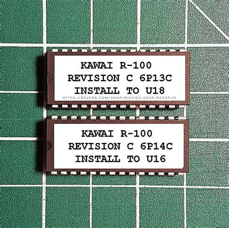 Kawai R100 OS Version C Eprom Firmware Upgrade SET Reverb