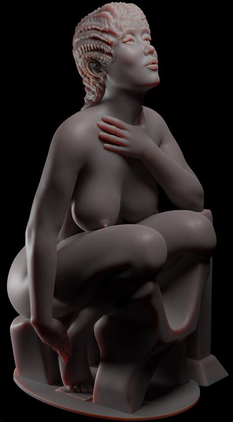 STL file Mini nude Lilly mm by 𐌄𐌂𐌋𐌵𐌃𐌉𐌵𐌔 D printer model to downloadCults