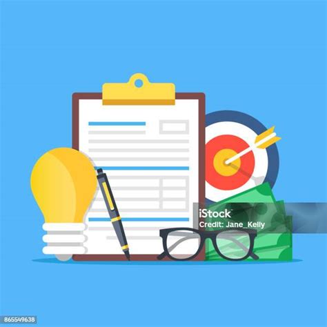 사업 아이디어 시동 시동 창조적인 아이디어 혁신의 개념 현대 평면 디자인 그래픽 요소 평면 아이콘을 설정합니다 벡터 일러스트 레이 션 개념에 대한 스톡 벡터 아트 및 기타