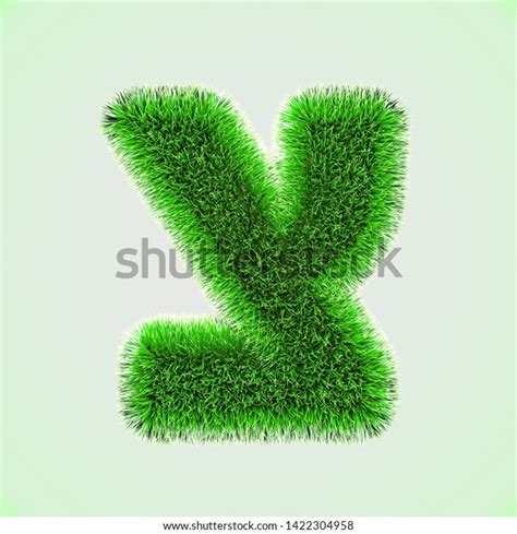 3d Grass Hebrew Letter Hebrew Alphabet Ilustración De Stock 1422304958