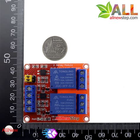 บอร์ด Relay 2 ช่อง 5v Relay 5v 2 ช่อง แบบ Active Highlow 10a 250v สำหรับ Arduino และ