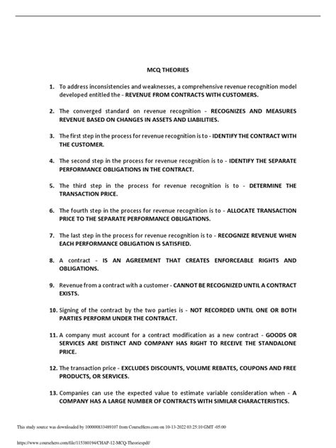 Chap 12 Mcq Theories Pdf Download Free Pdf Revenue Prices