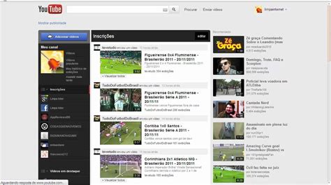 novo layout do youtube 2011 2012 veja como alterar o seu youtube