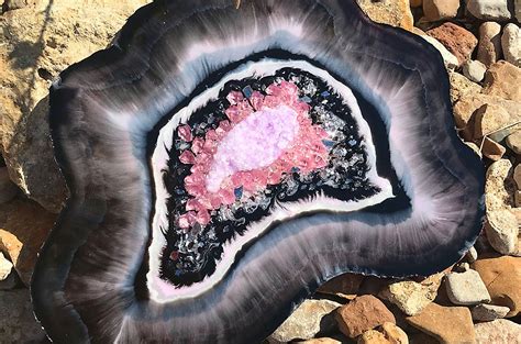 Resin Geode Art Diy Free Form Style Acrylgießen Anleitungen