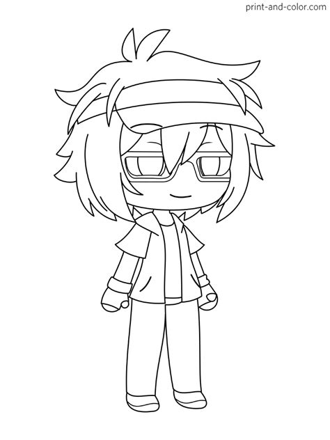 Gacha Life Printable Coloring Pages
