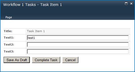 Walkthrough Creating A Simple Sequential Workflow With A Custom Task Form In Sharepoint 2010