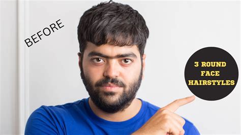 Short Haircut Styles For Round Face Men