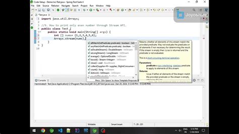 Print Even Numbers From An Array Through Stream Api In Java 8 Youtube