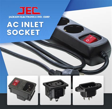 Iec C6 Power Supply Socket For Electrical Equipment