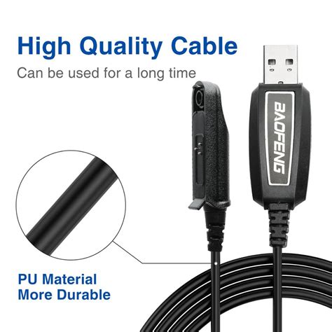 Upgrade Baofeng Uv 9r Programming Cable For Uv Xr Gt 3wp Uv 5s Chip Radios Alafone