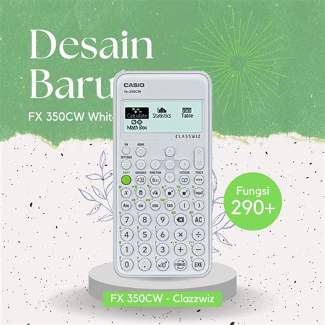 Jual Casio Scientific Classwiz Fx 350cw Shopee Indonesia