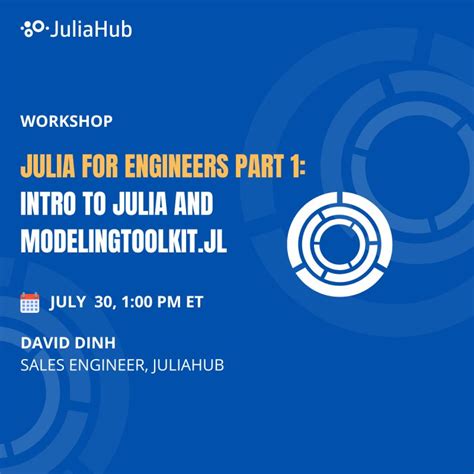 Learn Julia For Engineers Modelingtoolkitjl And Simulation Juliahub