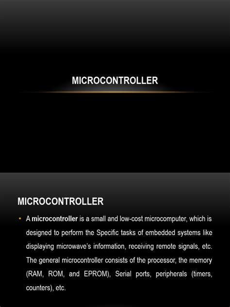 Microcontroller Architecture Pdf Microcontroller Embedded System