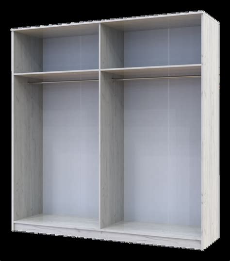 Распашной шкаф для одежды Doros Моника Дуб Крафт Белый Дуб Крафт Серый 200х56х205 44900114